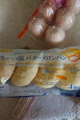 フジ ちっちゃい塩バターメロンパン 4個の口コミ・レビュー・評判、評価点数 | ものログ