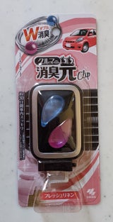 クルマの消臭元クリップ 黒容器Fリネン 4.6ml（小林製薬）の口コミ・レビュー・評判、評価点数 | ものログ