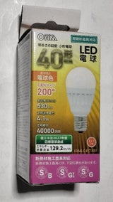 LED PS E17 4.1W L 電球（オーム電機）の口コミ・レビュー・評判、評価点数 | ものログ