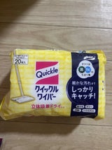 花王 クイックルワイパー ドライシート 20枚（花王）の口コミ・レビュー・評判、評価点数 | ものログ