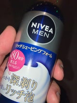 ニベアメン リッチシェービングフォーム 245g（花王）の口コミ